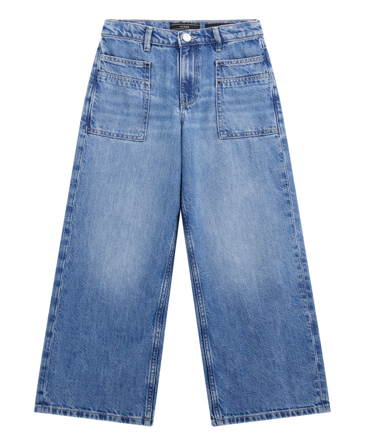 Click here for Guess Girls 7-16 Palazzo Fit Jeans - Blue prices