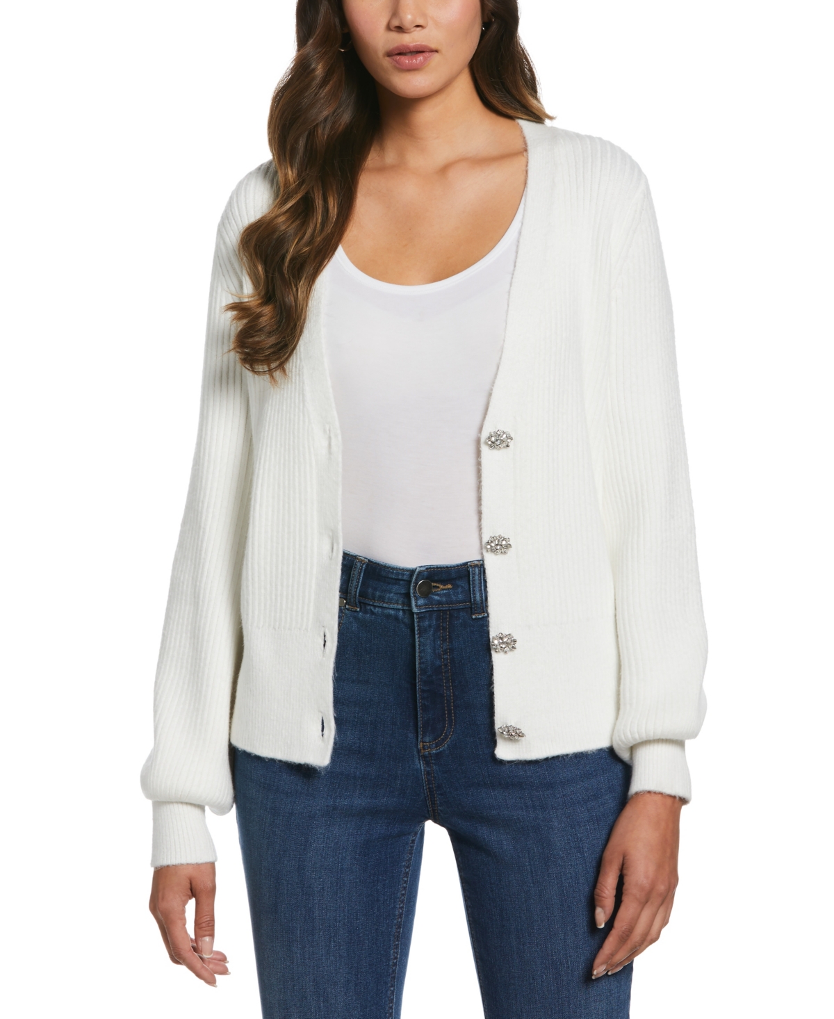 Click here for Ella Rafaella Petite Jewel Button Long Sleeve Card... prices