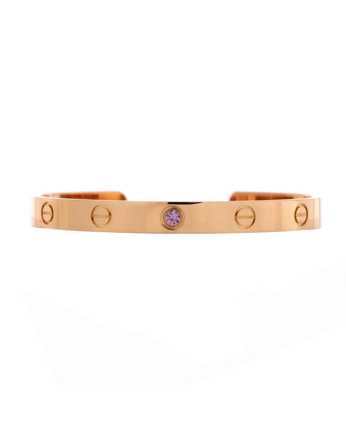 Click here for Pre-Owned Cartier Love Cuff Bracelet - 18k rose go... prices