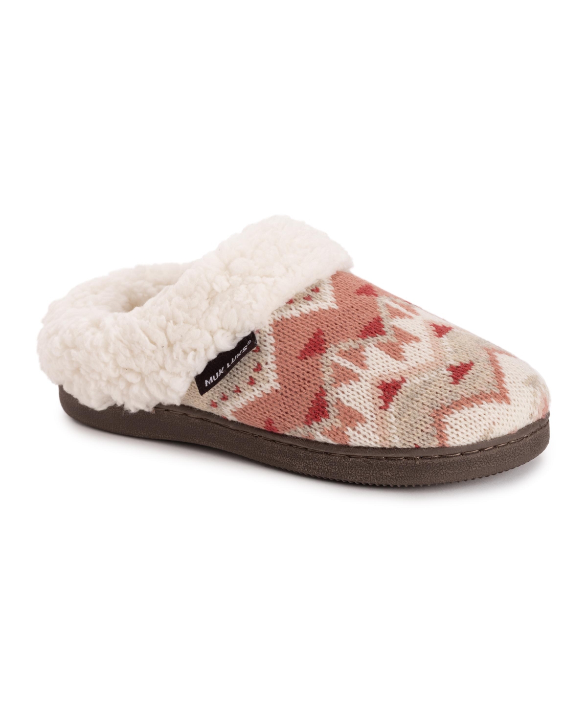 Click here for Muk Luks Womens Suzanne Clog Slipper - Medium pink prices