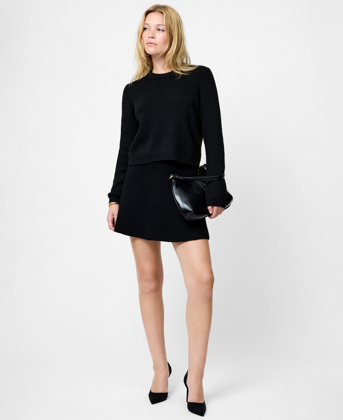 Click here for French Connection Womens Solid Mini Skirt - Black prices