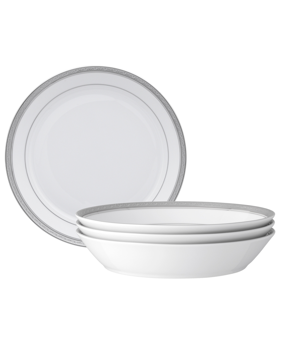 Click here for Noritake Crestwood Platinum 4-Pc. Coupe Dinner Bow... prices