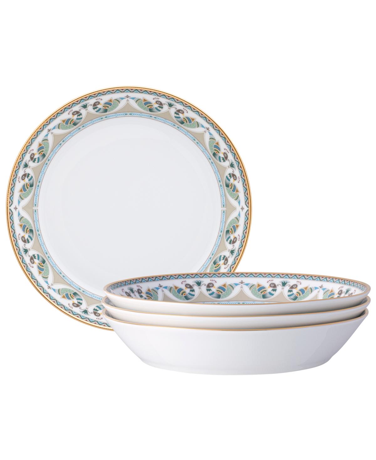 Click here for Noritake Serene Garden 4-Pc. Coupe Dinner Bowl Set... prices