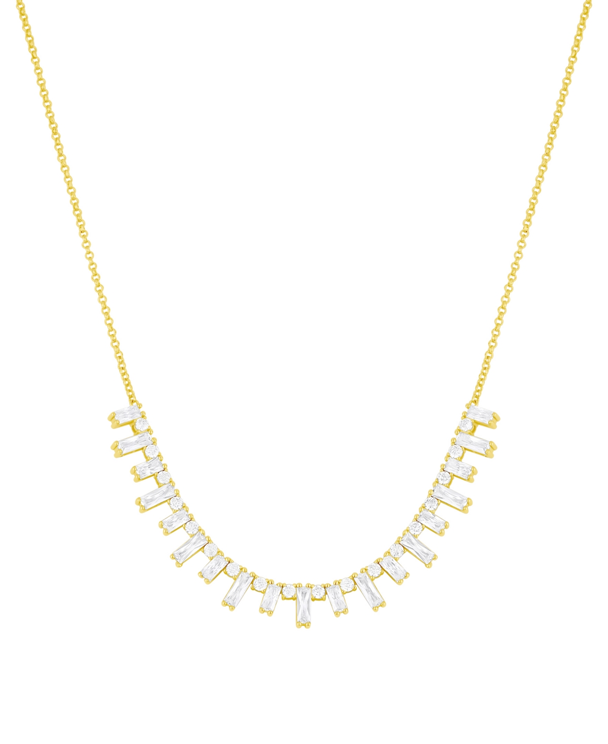 Click here for And Now This Cubic Zirconia Necklace - Gold prices