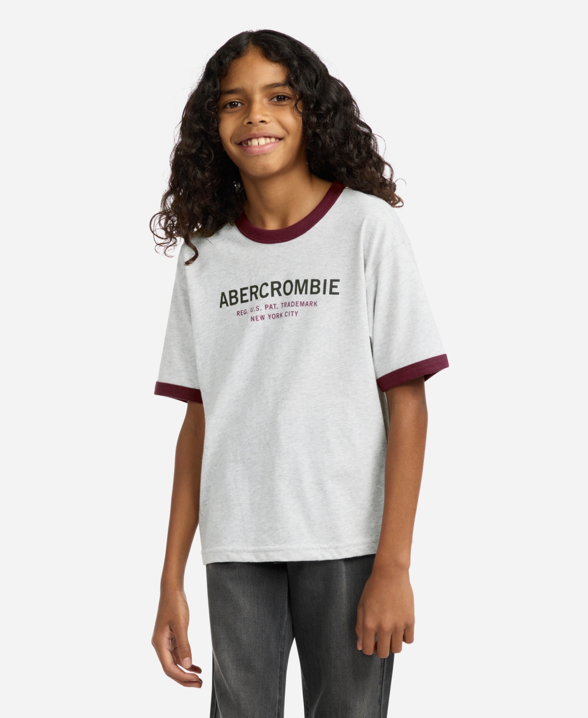 Click here for abercrombie kids Boys 5-18 Ringer Short Sleeve T-S... prices