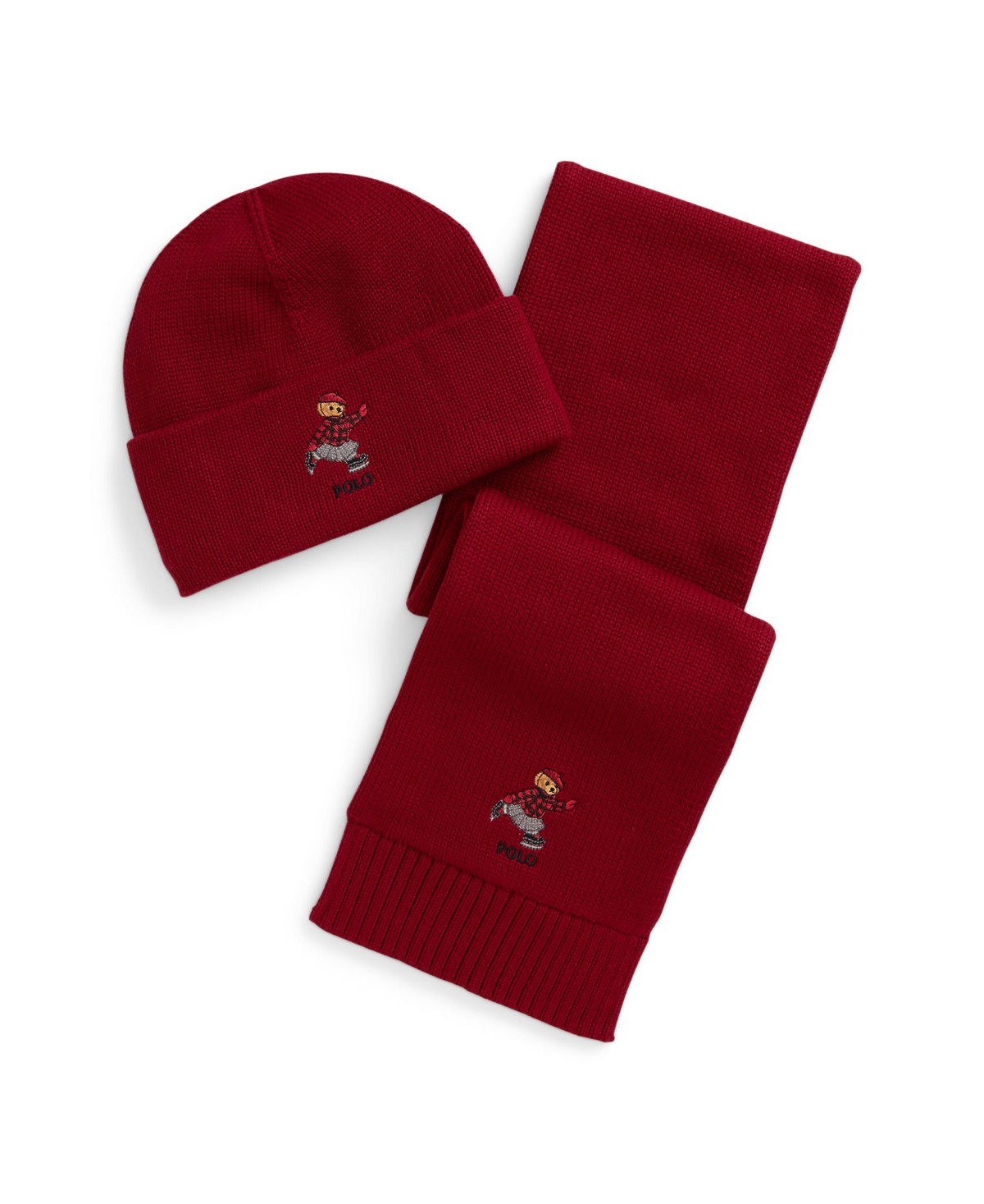 Click here for Polo Ralph Lauren Girls 7-12 2-Piece Hat and Scarf... prices