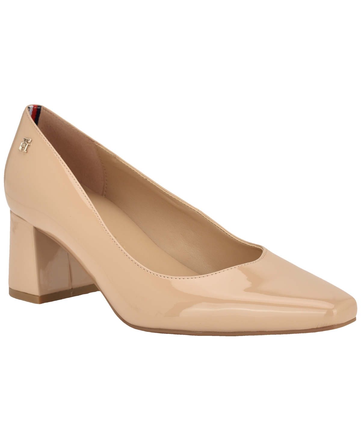Click here for Tommy Hilfiger Womens Opheili Block Heel Pumps - L... prices