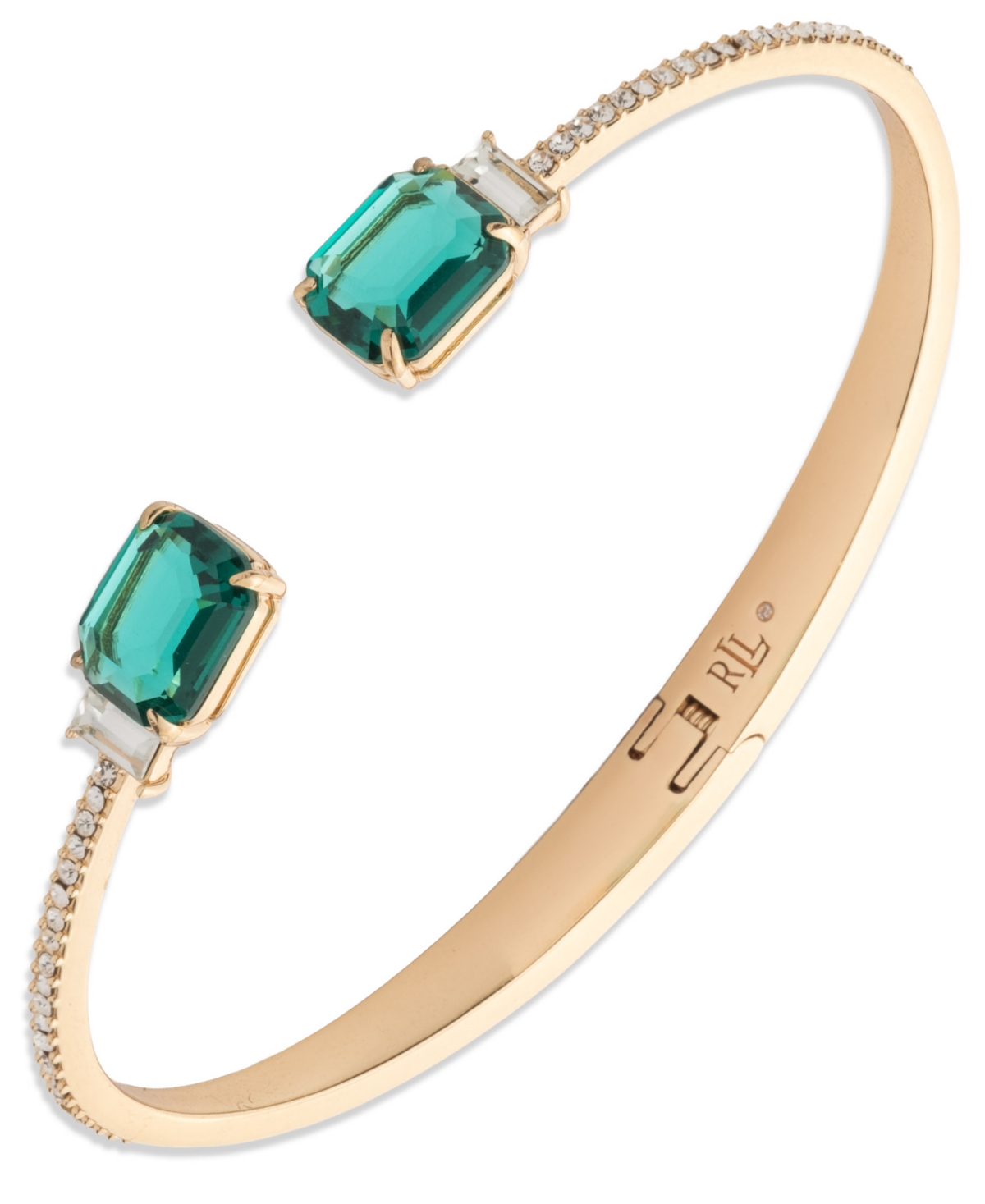 Click here for Lauren Ralph Lauren Crystal Stone Cuff Bracelet -... prices