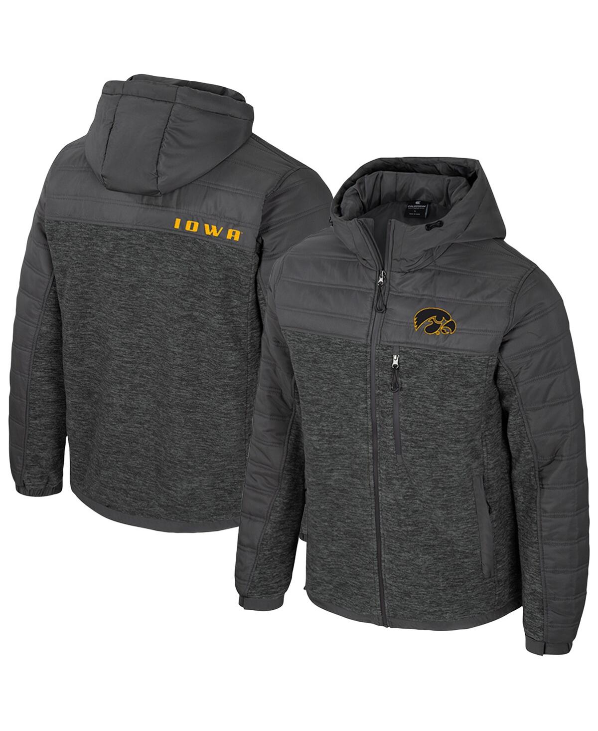 Click here for Colosseum Mens Charcoal Iowa Hawkeyes Nightman Ful... prices