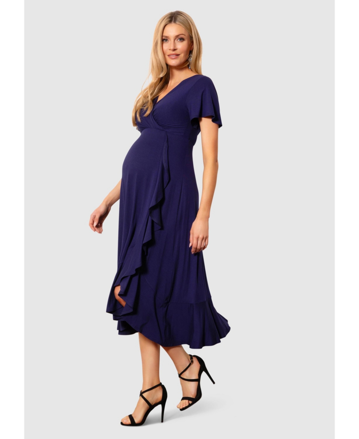 Click here for Tiffany Rose Maternity Waterfall Midi Maternity Dr... prices