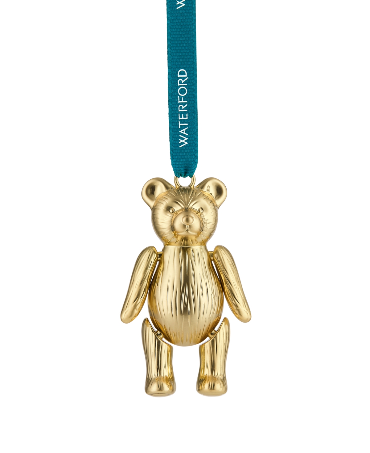 Waterford Christmas Teddy Golden Ornament - Gold