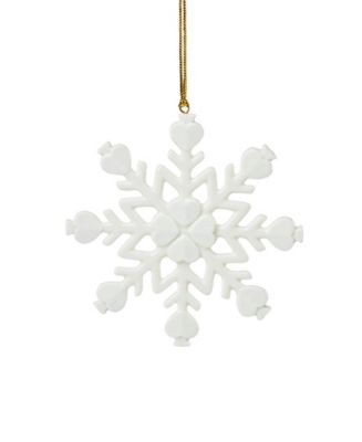 Kate Spade Be Jolly Snowflake Ornament - Macy's