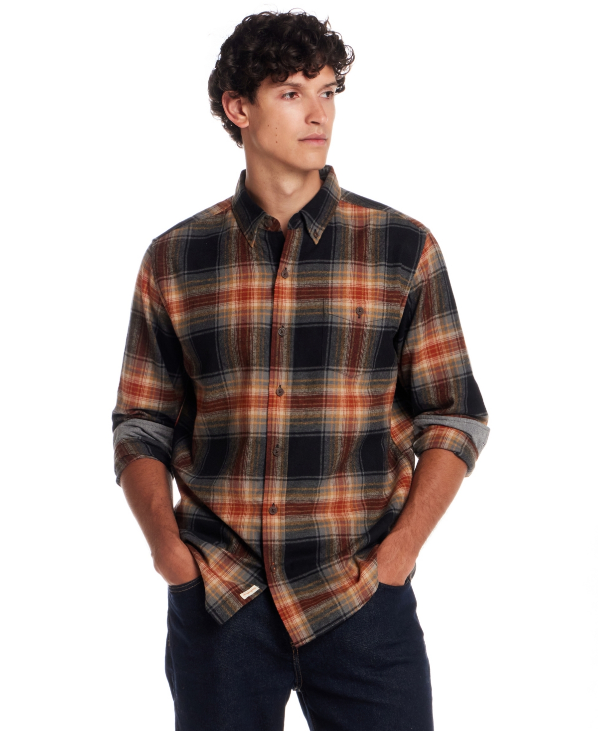 Click here for Weatherproof Vintage Mens Flannel Shirt - Bombay B... prices