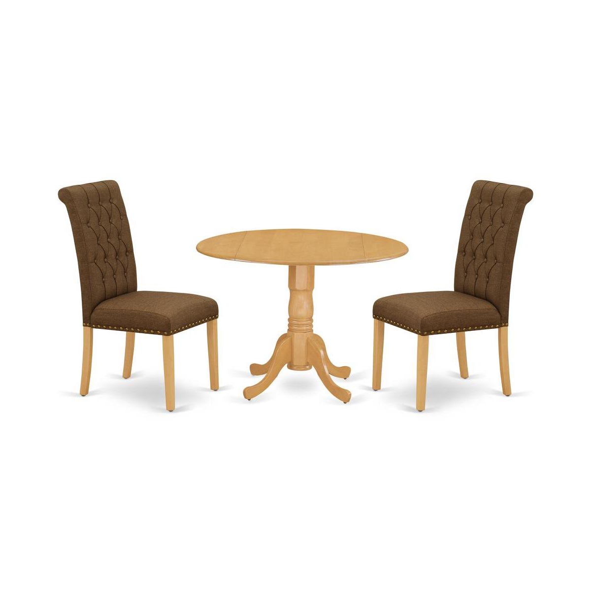 Click here for East West Furniture Dining Room Set Oak - Oak prices