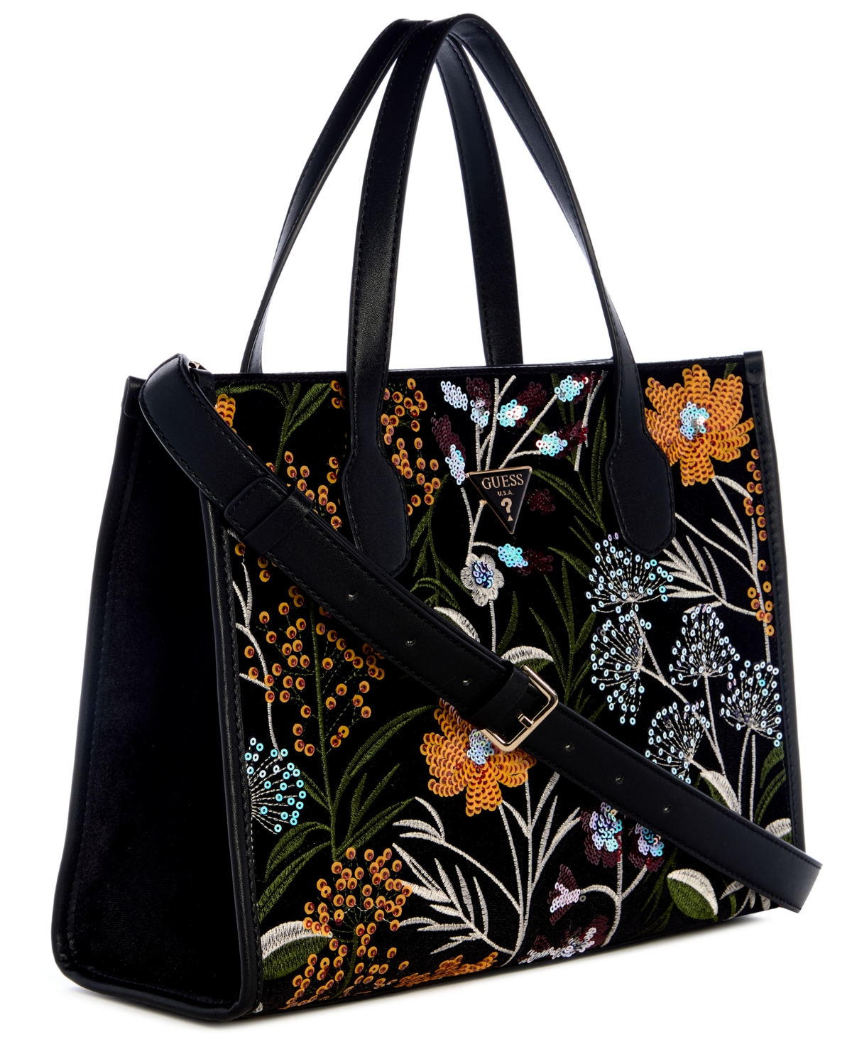 Click here for Guess Zalina 2 Compartment Medium Tote Bag - Oxfor... prices