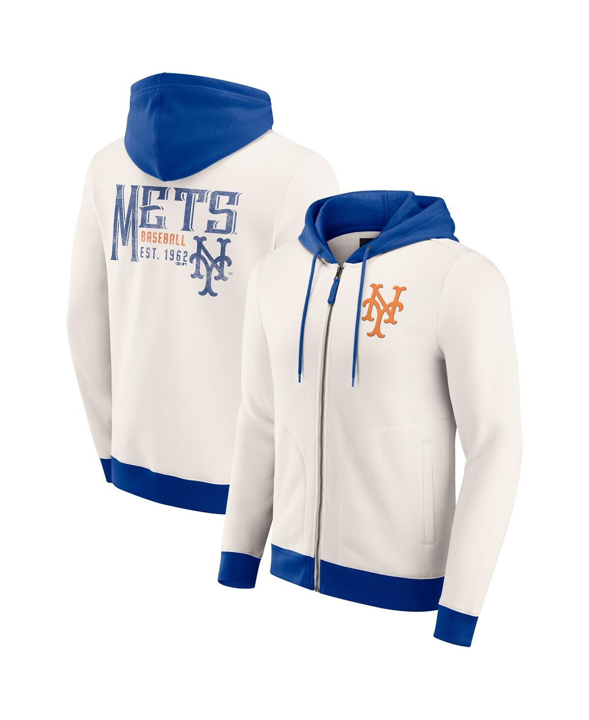 Click here for Fanatics Mens Cream New York Mets Polar Fleece Ful... prices