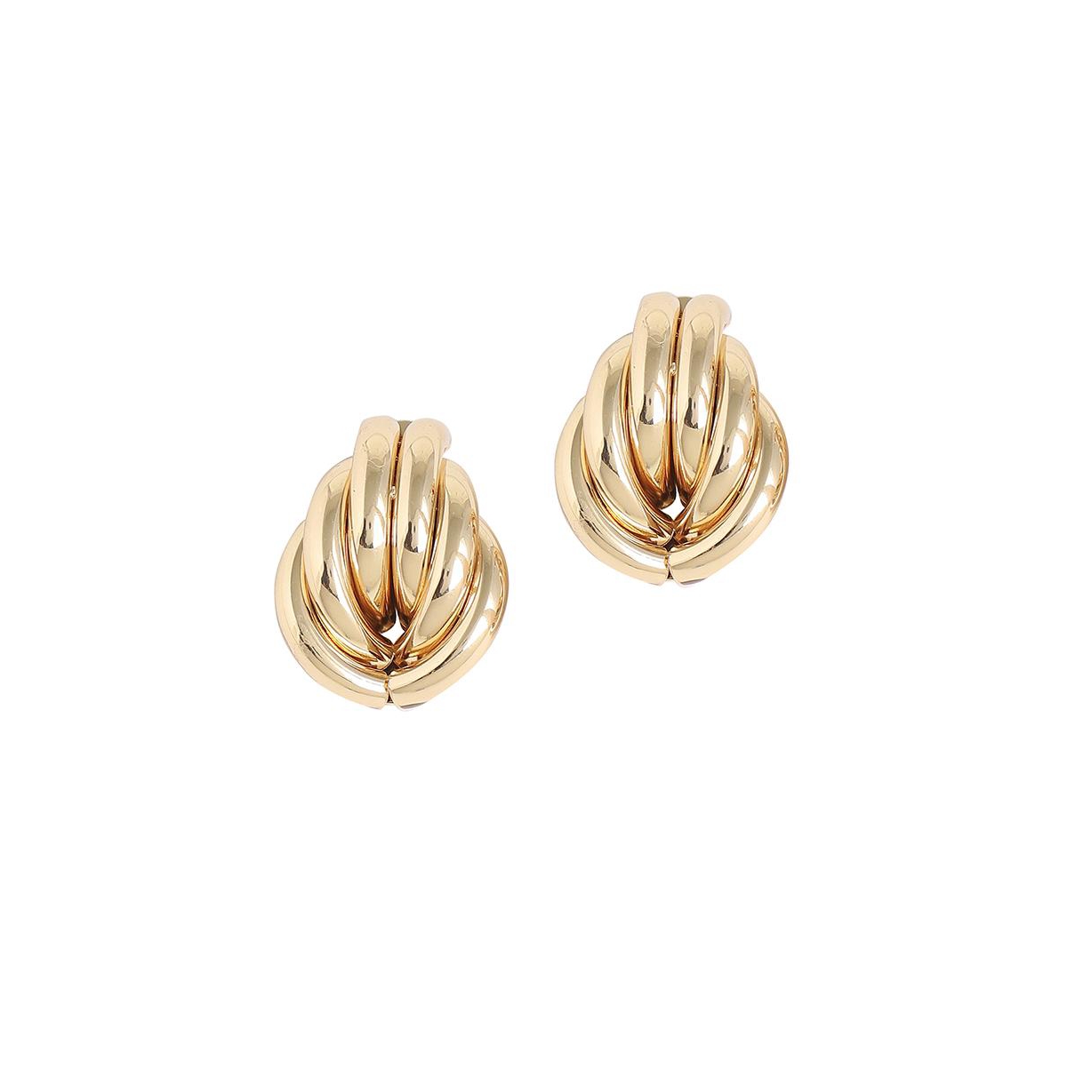 Click here for Sohi Womens Knot Stud Earrings - Gold prices