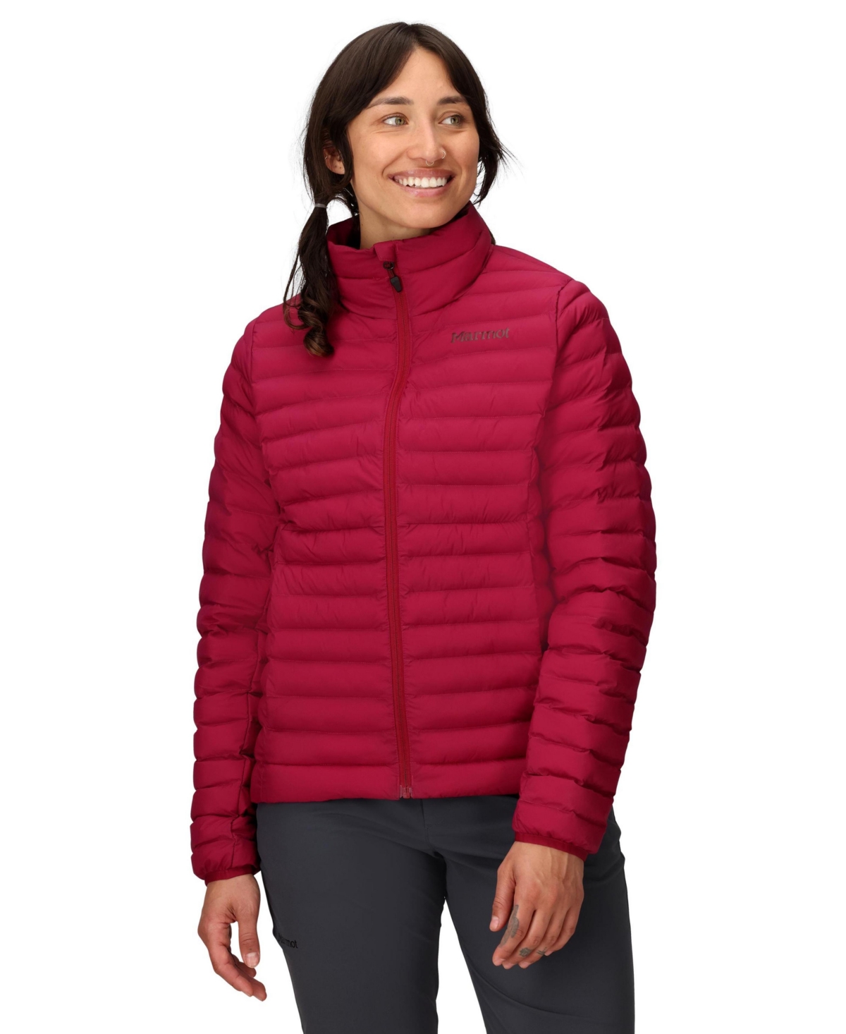 Click here for Marmot Womens Echo Featherless Jacket - Red Mulber... prices