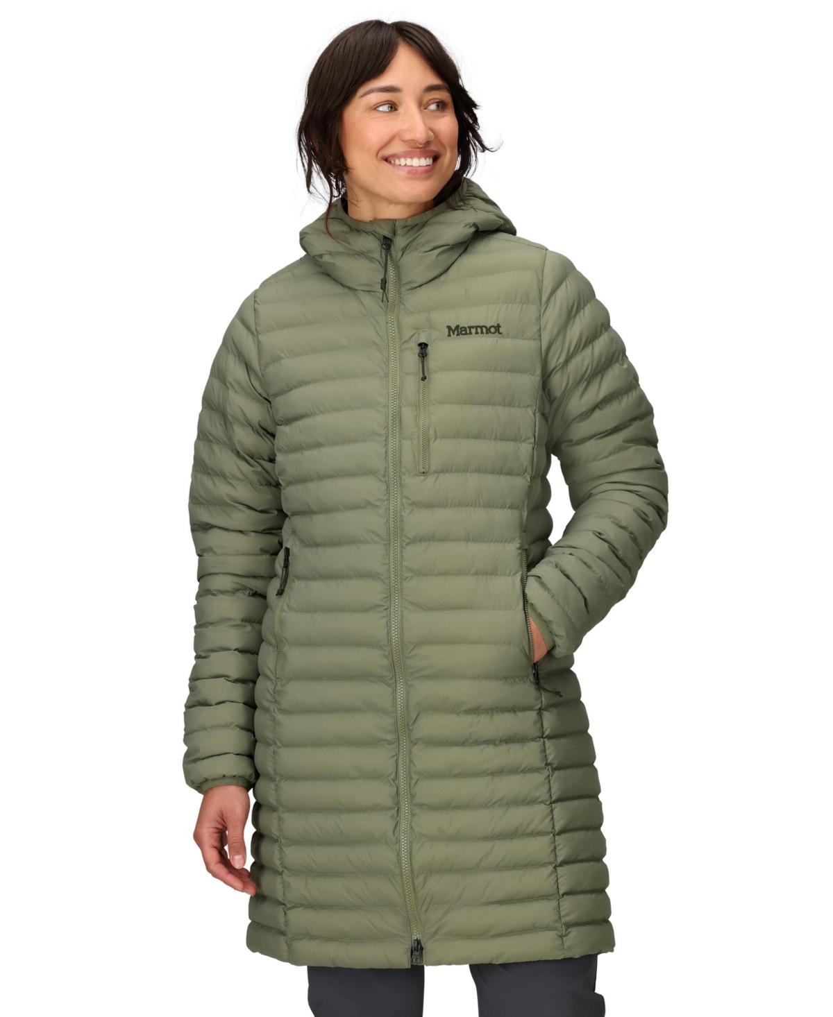 Click here for Marmot Womens Echo Featherless Hooded Long Jacket... prices