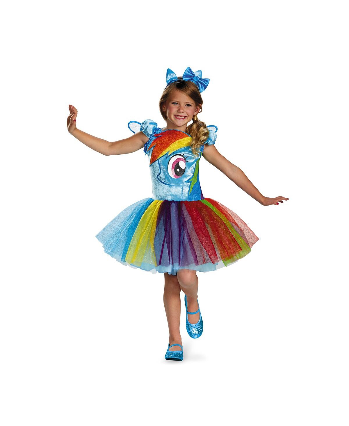 Click here for Disguise Big Girls My Little Pony Rainbow Dash Tut... prices