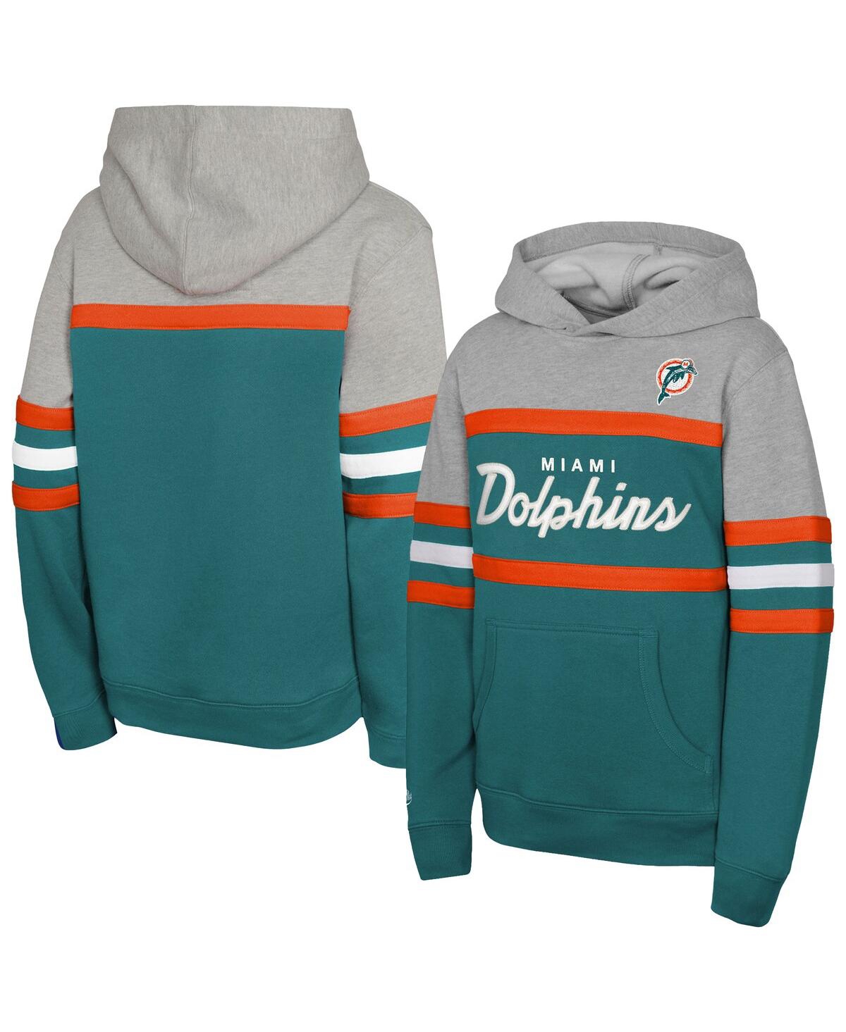 Click here for Mitchell & Ness Big Boys and Girls Aqua Miami Dolp... prices