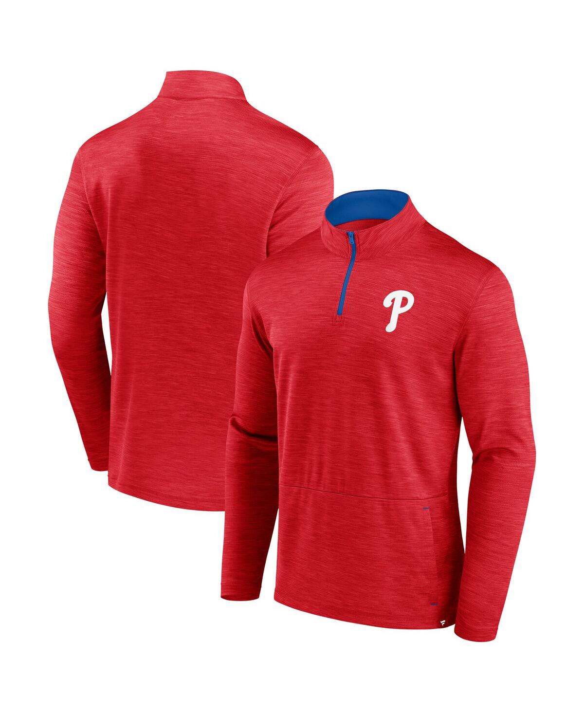 Click here for Fanatics Mens Heather Red Philadelphia Phillies Fu... prices