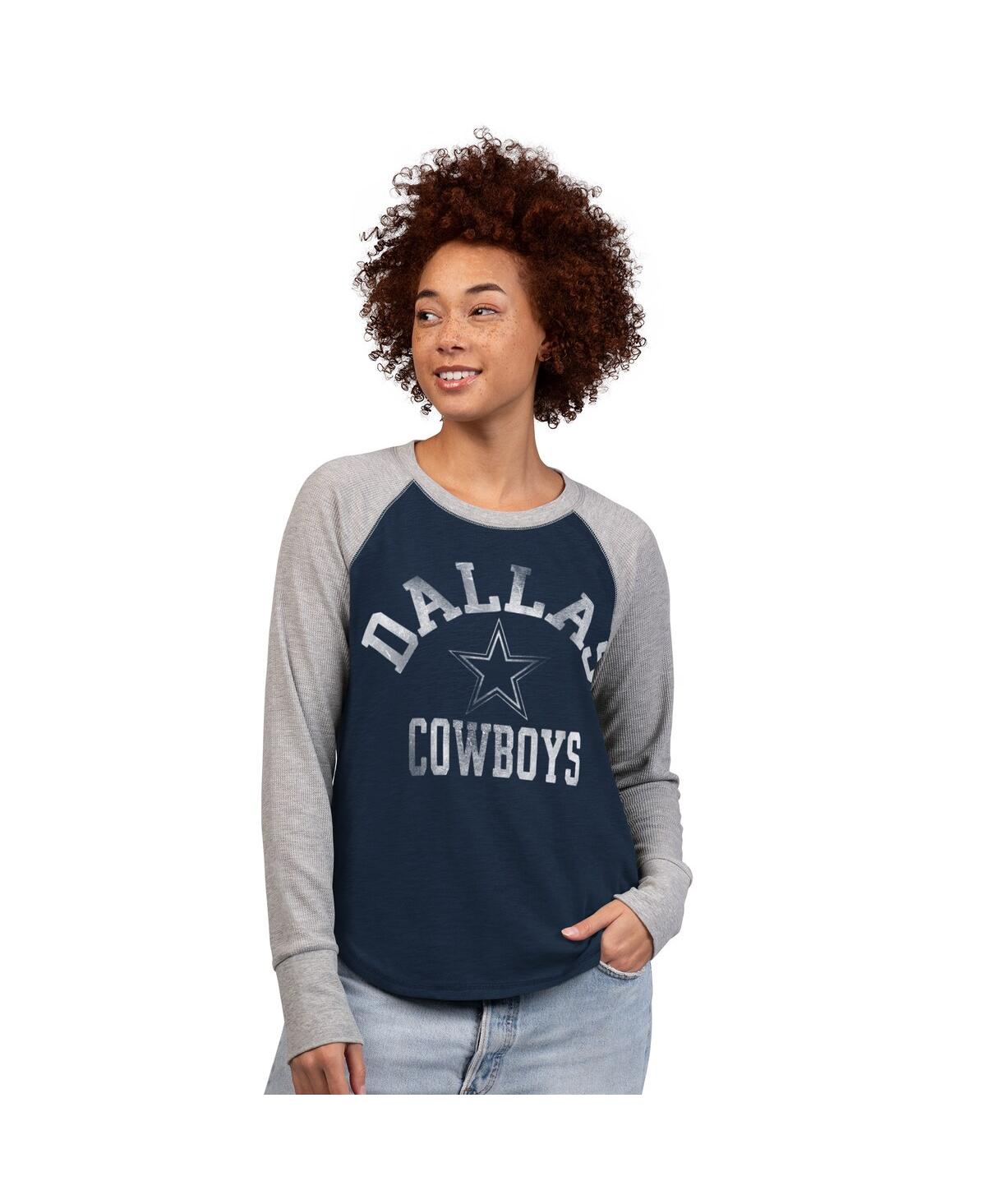 Click here for G-iii 4Her by Carl Banks Womens Navy/Gray Dallas C... prices