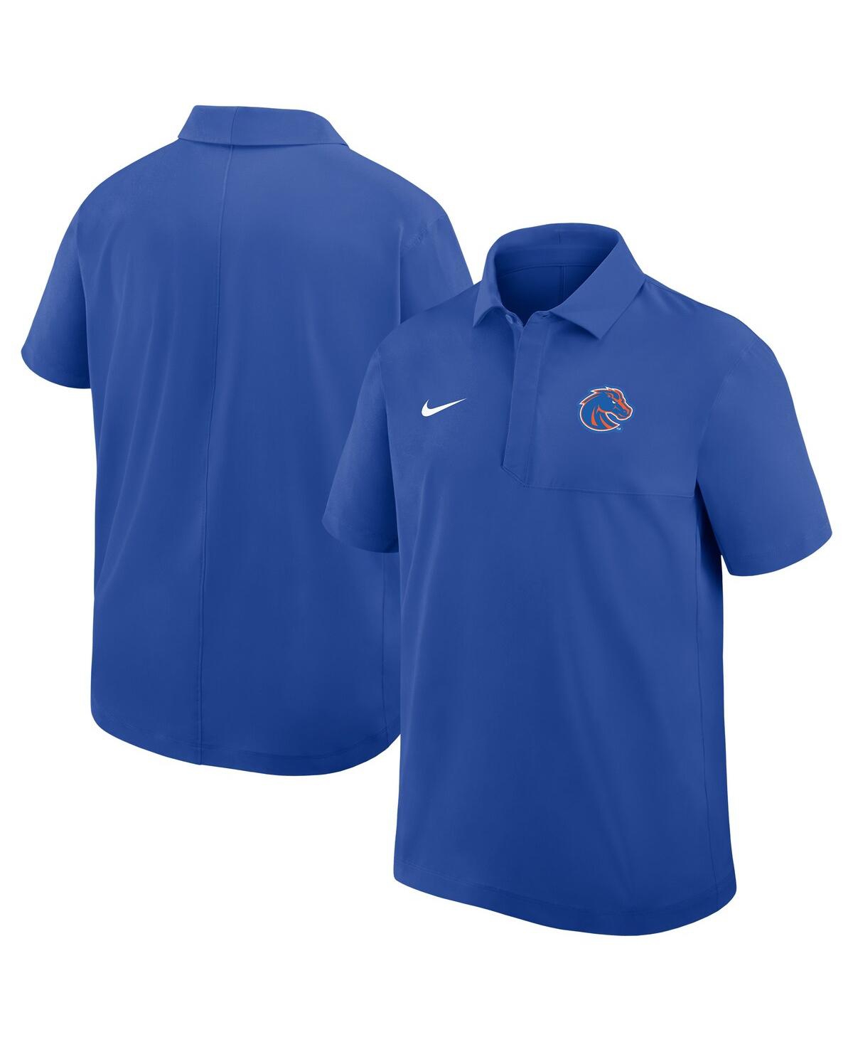 Click here for Nike Mens Royal Boise State Broncos Woven Polo Shi... prices