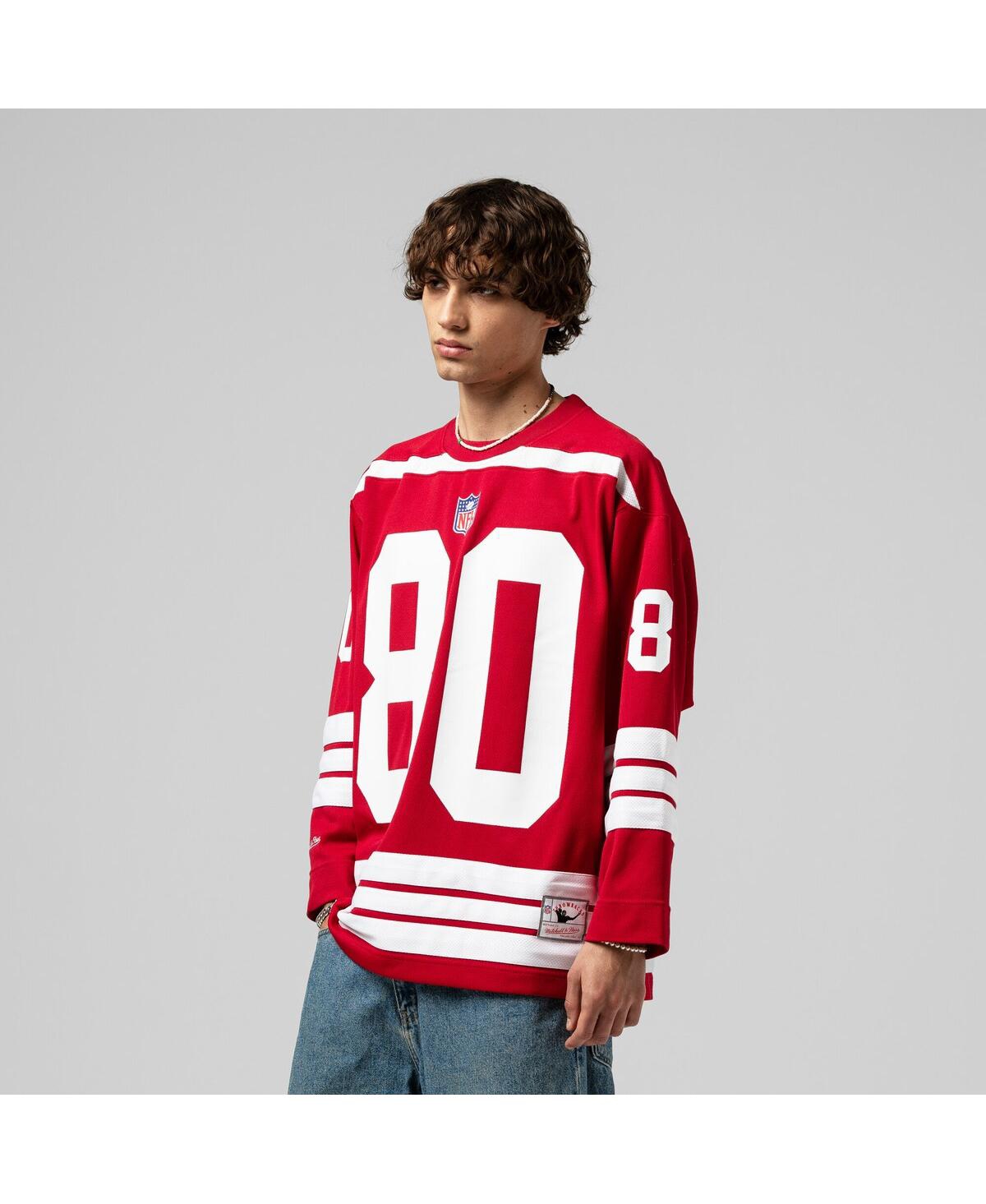 Click here for Mitchell & Ness MensÂ Jerry Rice Scarlet San Franc... prices