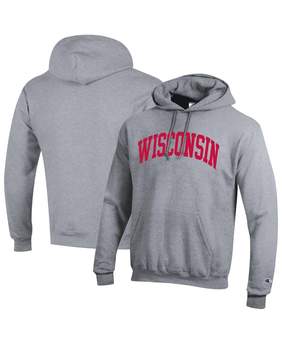 Click here for Champion Mens Heather Gray Wisconsin Badgers Basic... prices