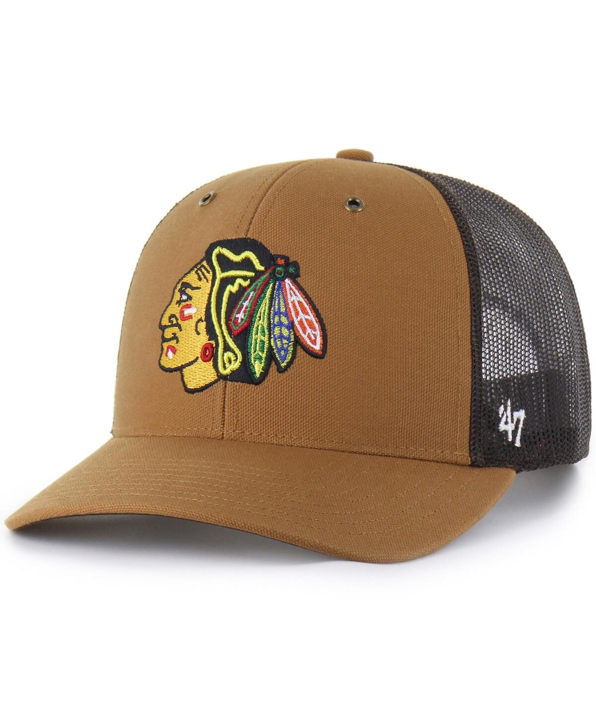 Click here for Carhartt x 47 Brand Mens Brown Chicago Blackhawks... prices