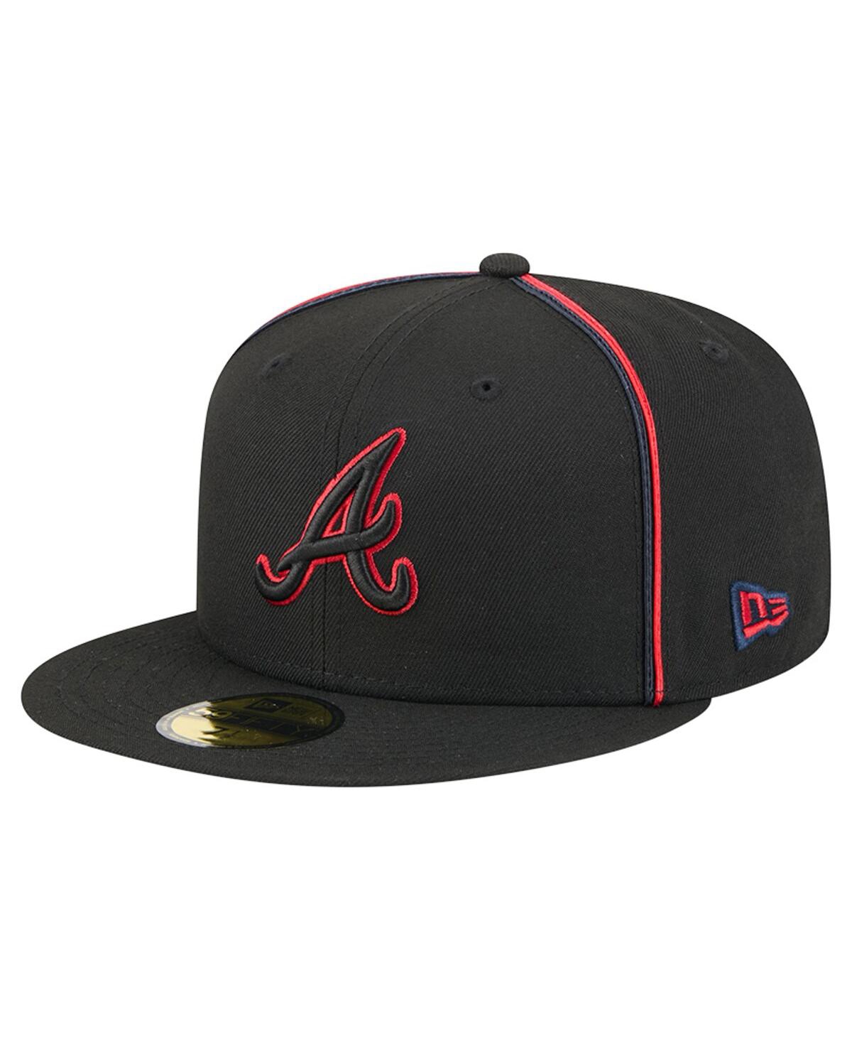 Click here for New Era Mens Black Atlanta Braves Soutache 59FIFTY... prices
