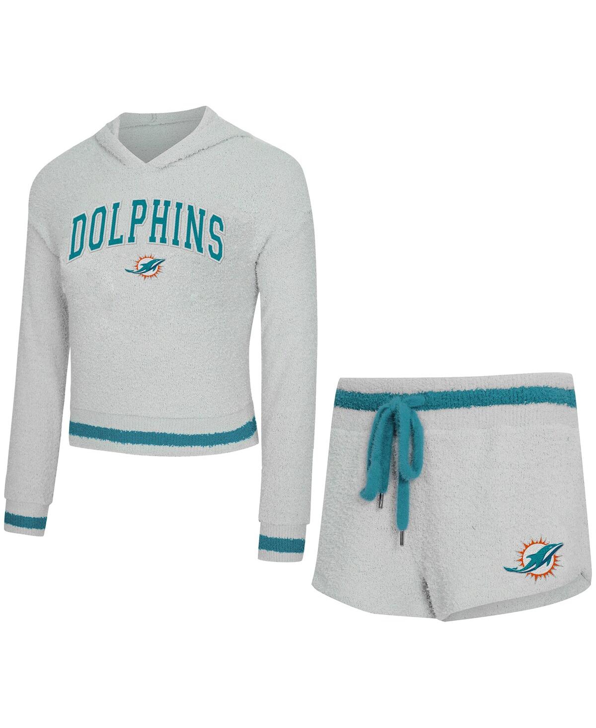 Click here for Concepts Sport Womens 2-Piece Gray Miami Dolphins... prices