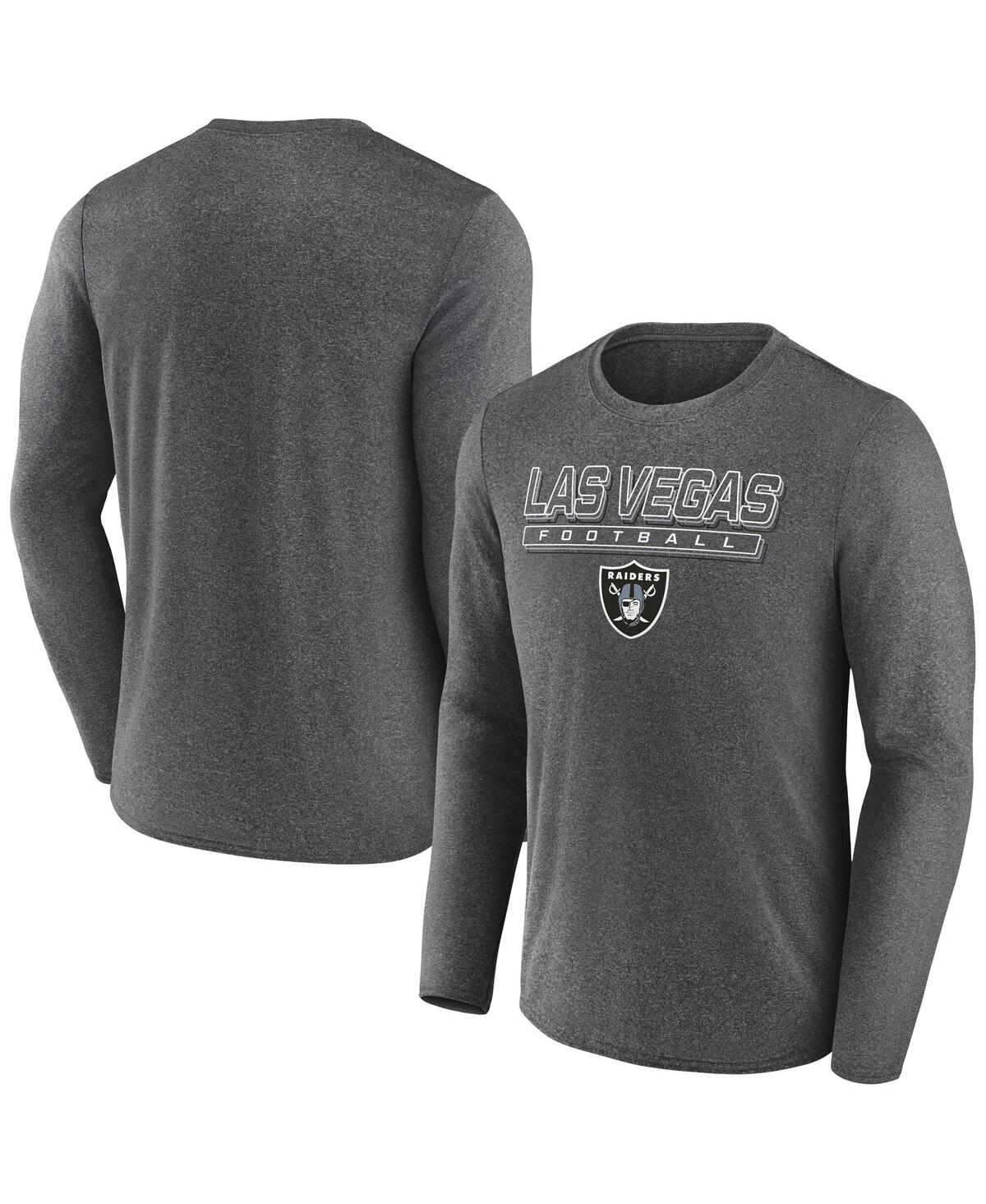 Click here for Fanatics Mens Heather Charcoal Las Vegas Raiders F... prices