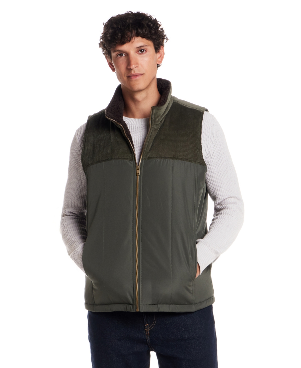 Click here for Weatherproof Vintage Mens Corduroy Vest - Kambaba... prices
