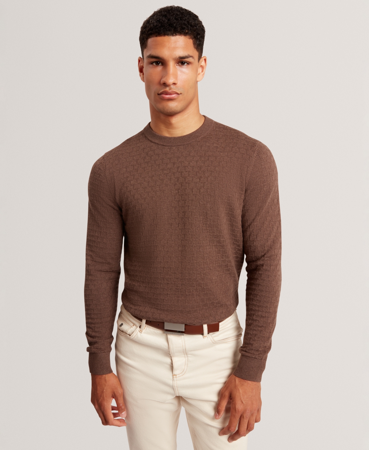 Click here for Ted Baker Mens Sainsy T Stitch Crewneck Sweater -... prices