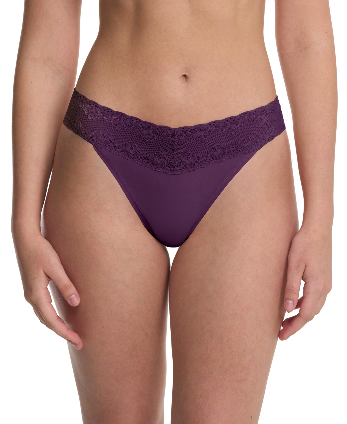 Click here for Natori Womens Bliss Perfection One Thong - Fig jam prices