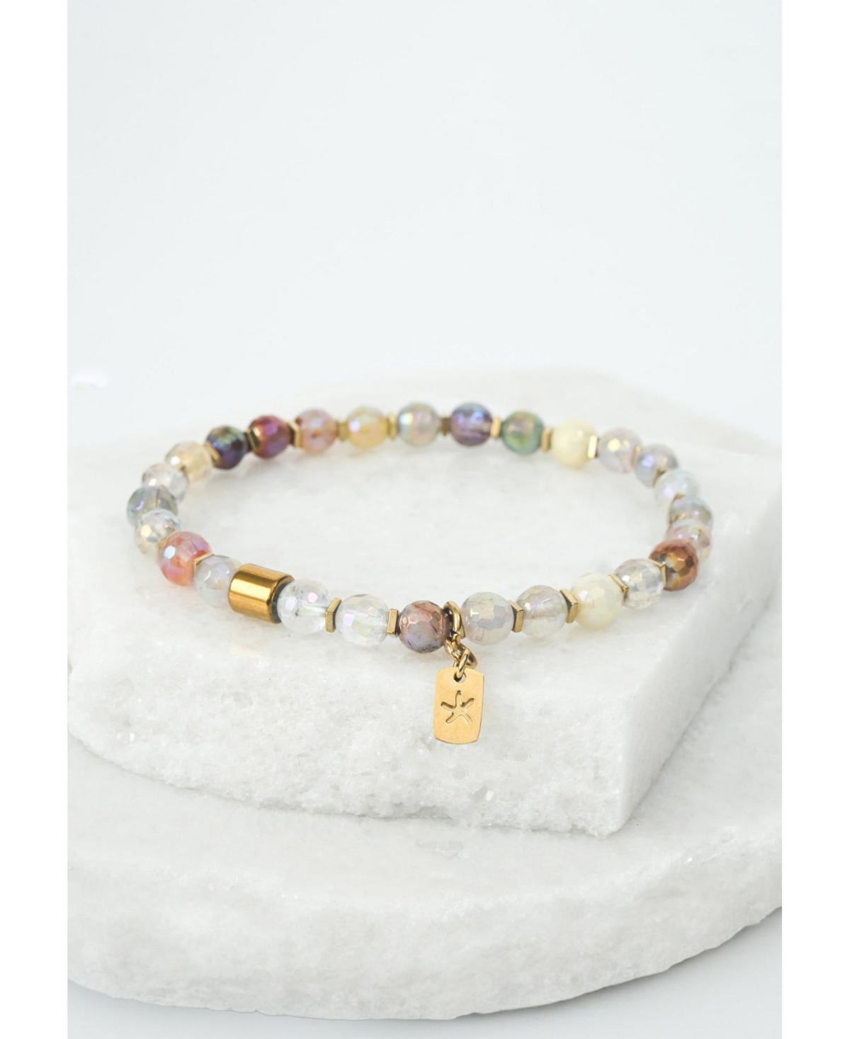 Click here for YuYu Gemstone Beaded Bracelet prices