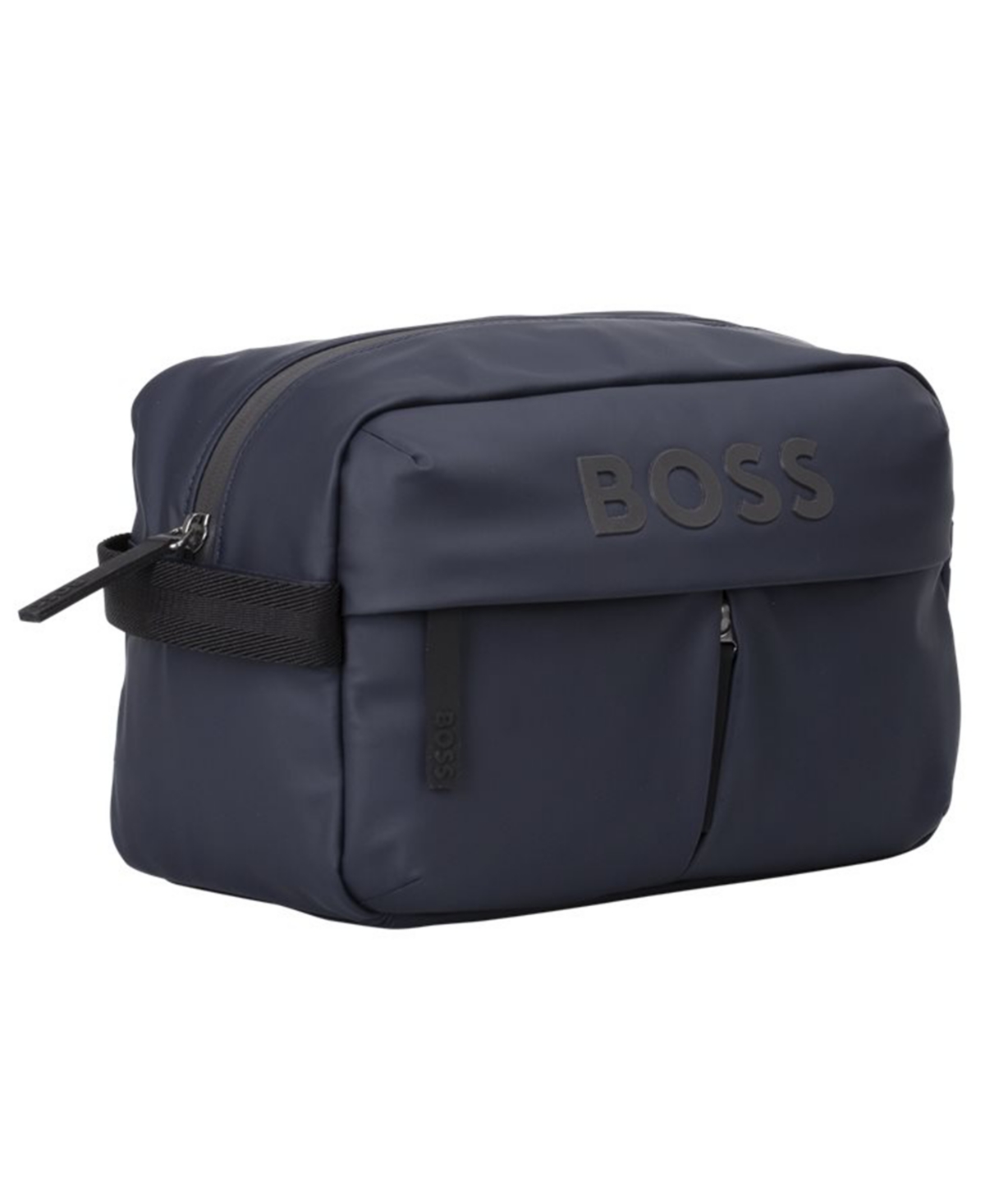 Click here for Hugo Boss Mens Stormy Zippered Washbag - Dark Blue prices
