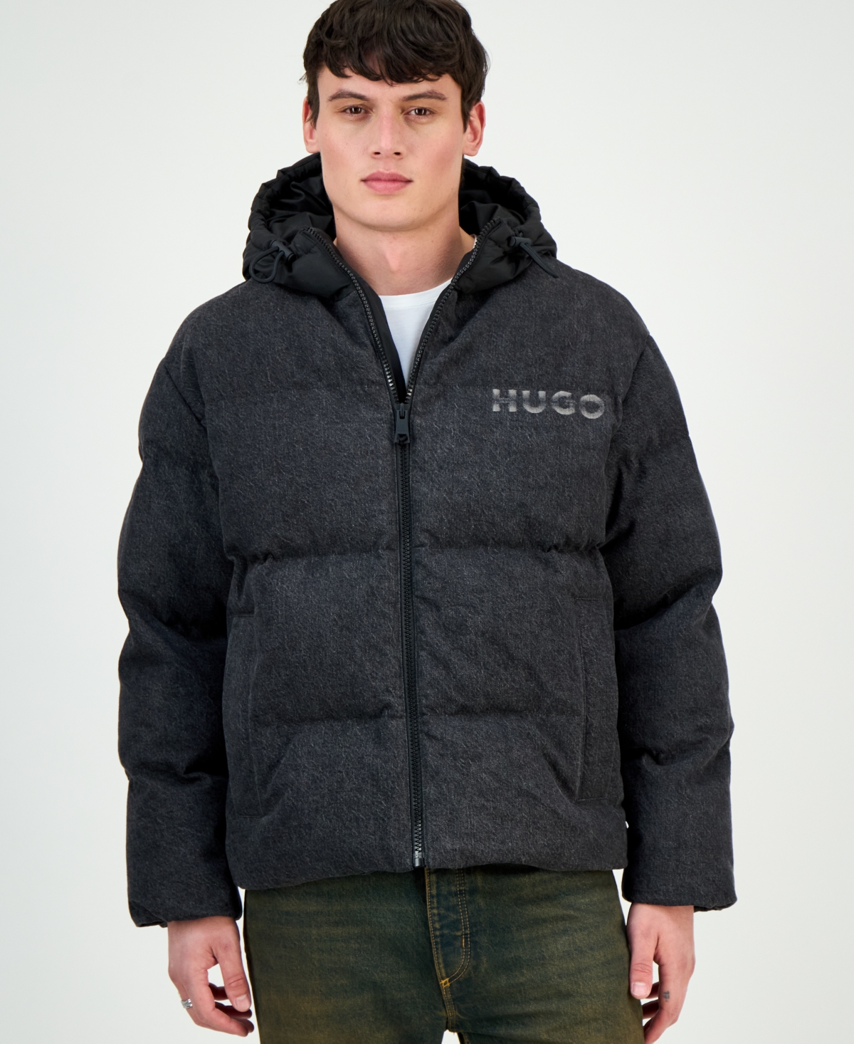 Click here for Hugo Boss Mens Bowan Long Sleeve Zip-Front Hooded... prices