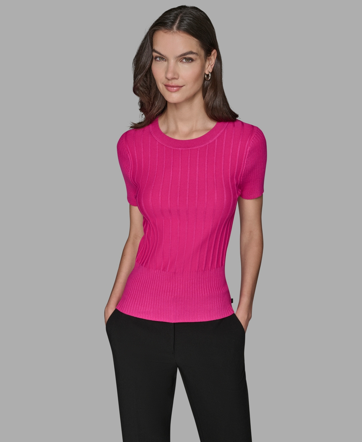 Click here for Karl Lagerfeld Paris Womens Short Sleeve Sweater K... prices