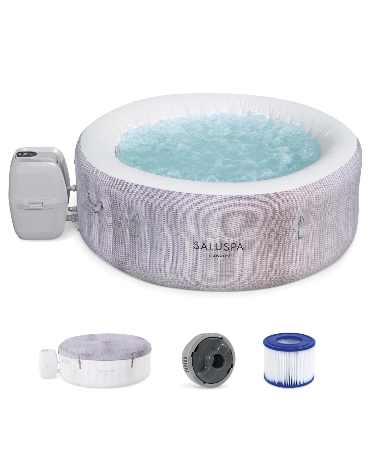 Click here for Bestway SaluSpa Cancun 2 to 4 Person Inflatable Ho... prices