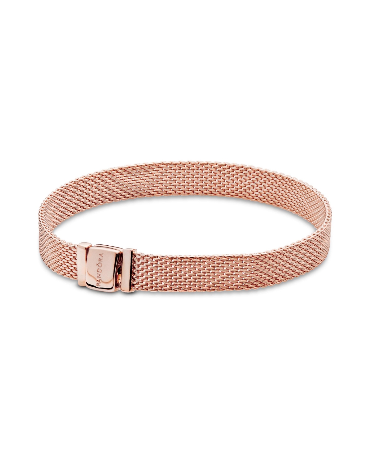 Click here for Pandora Rose Gold Plated Reflexions Mesh Bracelet... prices
