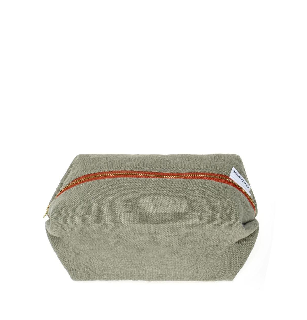 Click here for Brera Lino Moleskin Medium Toiletry Bag - Grey prices