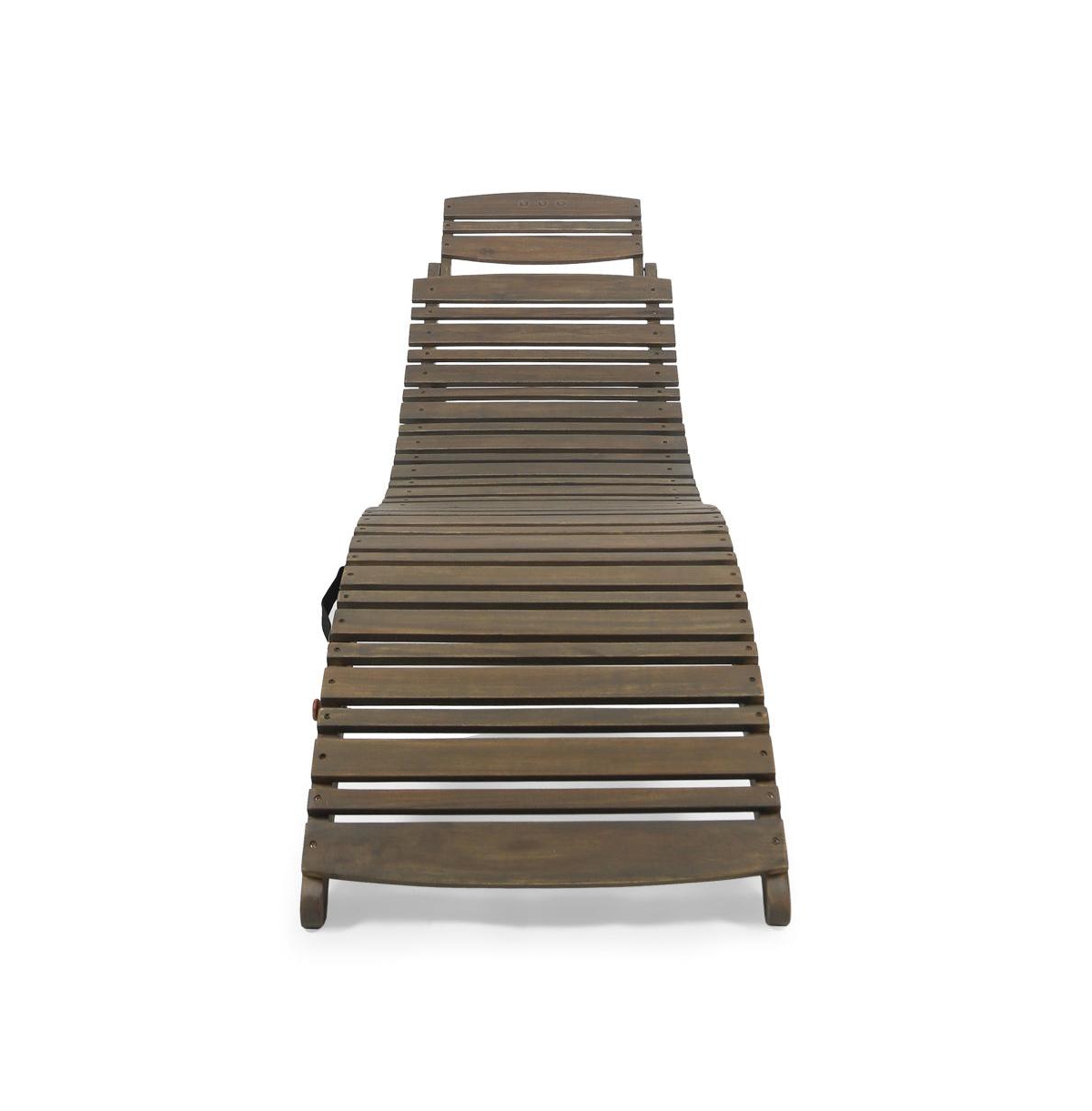 Click here for Chic Crate-lahaina Solid Wood Foldable Chaise Loun... prices