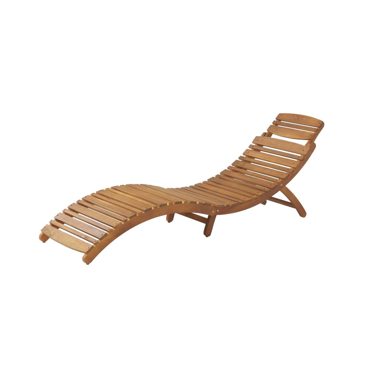 Click here for Chic Crate-lahaina Solid Wood Foldable Chaise Loun... prices