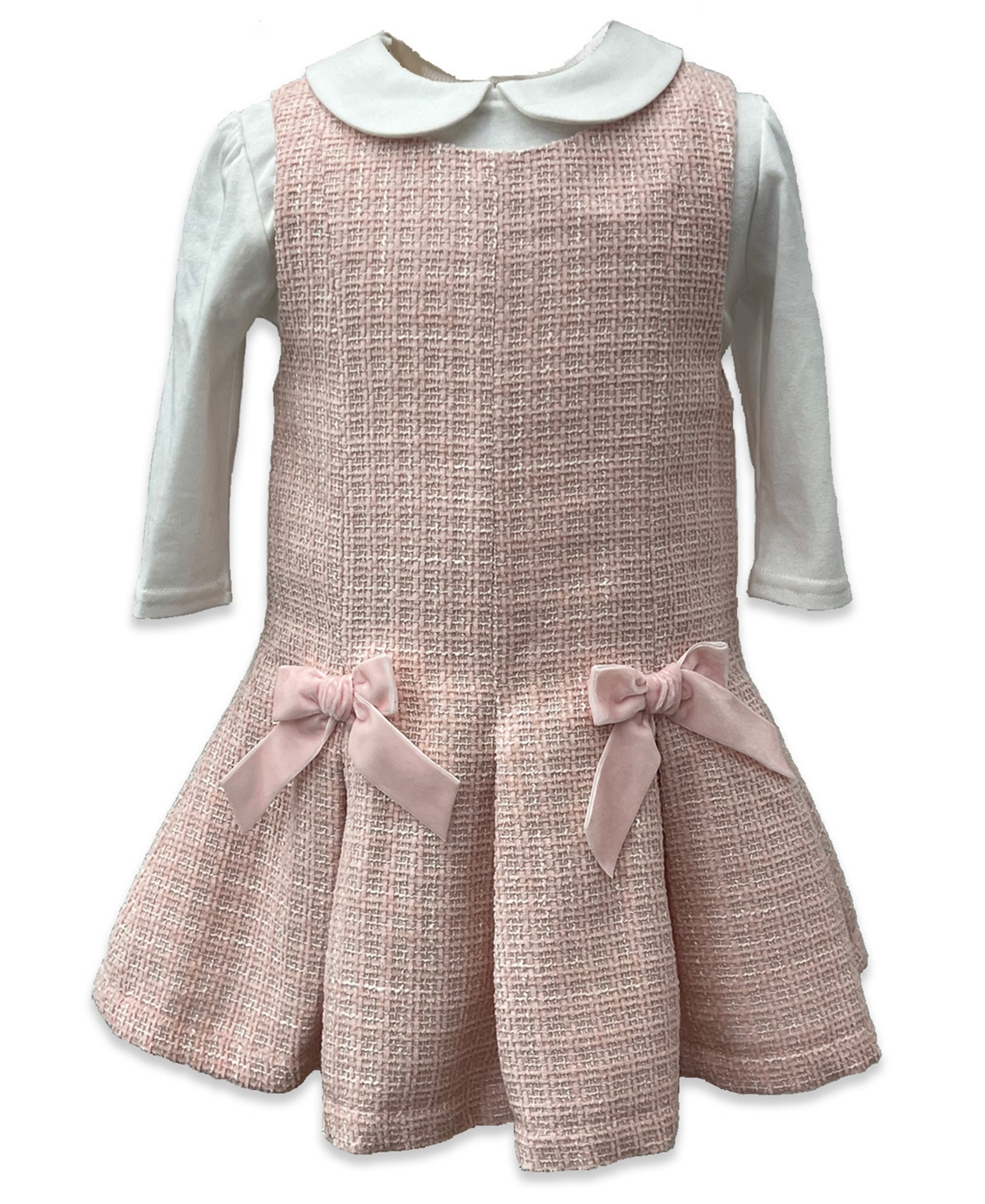 Click here for Blueberi Boulevard Baby Girls Boucle Pleated Fit-a... prices