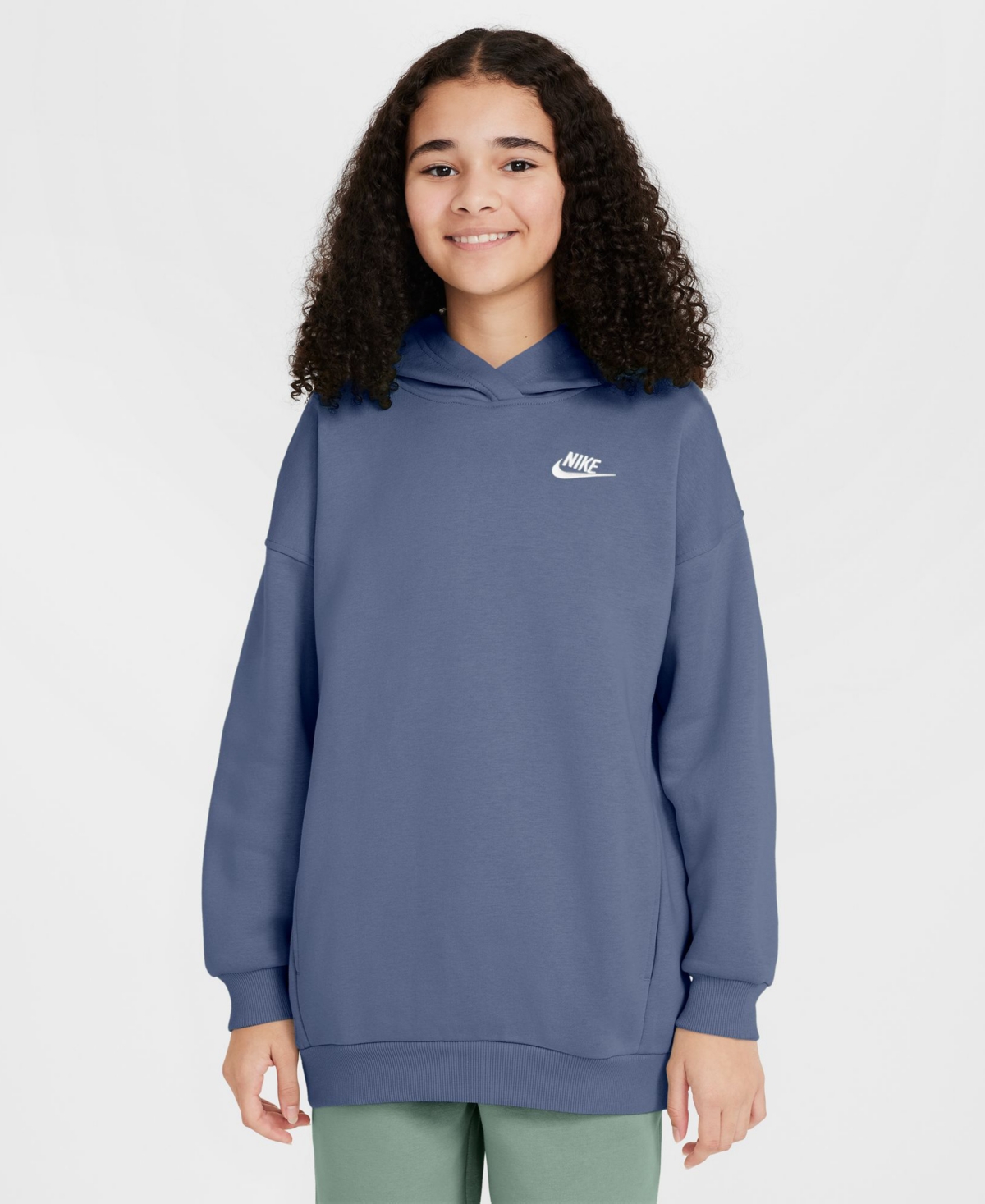 Click here for Nike Big Girls Sportswear Club Fleece Oversized-Fi... prices