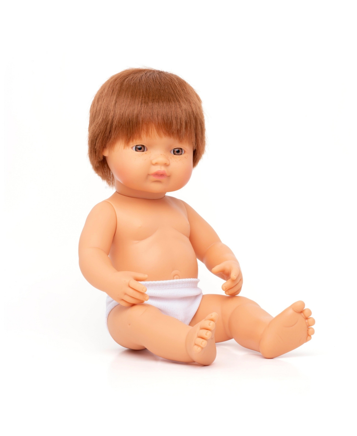 Click here for Miniland Baby Boy Doll with Red Hair 15 - Anatomic... prices