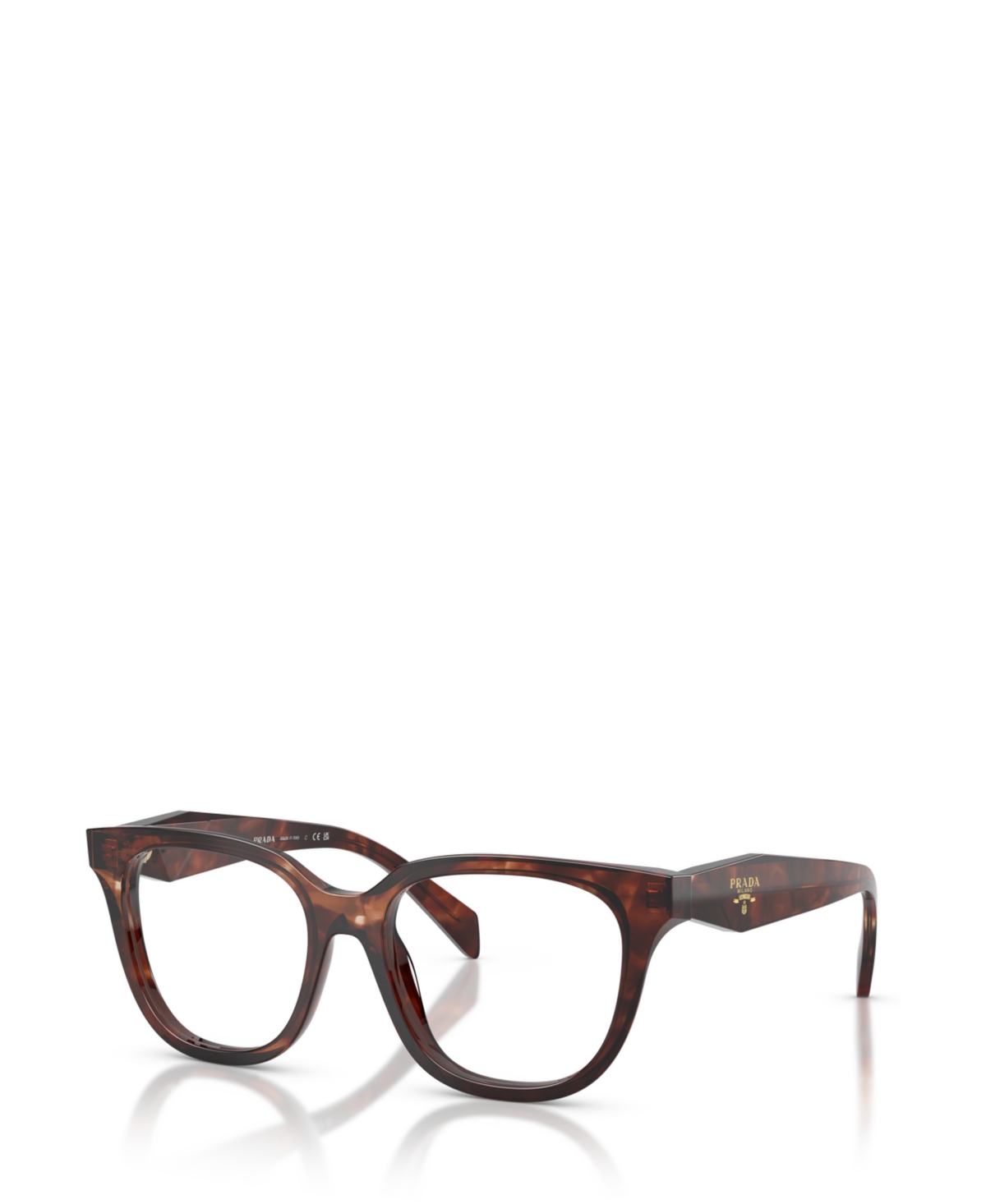 Click here for Prada Womens Butterfly Eyeglasses  Pr C11V - Caram... prices